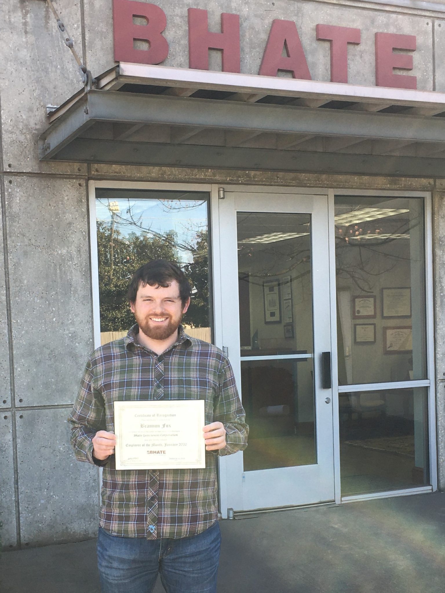 BHATE Employee of the Month - Brannon Fox • BHATE Geosciences